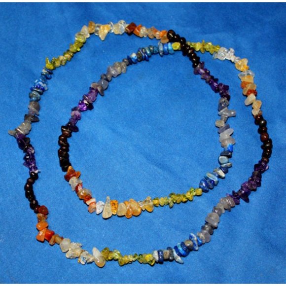 Jewelry | 7 Chakra Chip Necklace | Poshmark